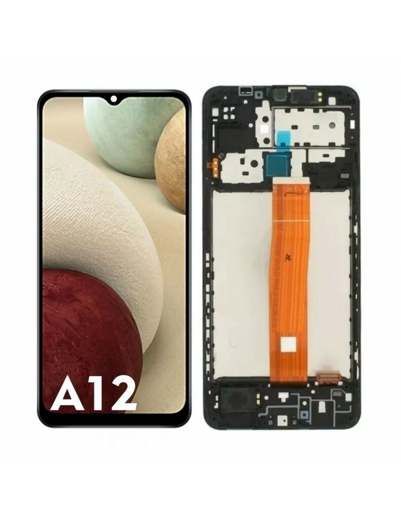 Modulo Samsung a12 A125F Con Marco Service Pack – Netcell